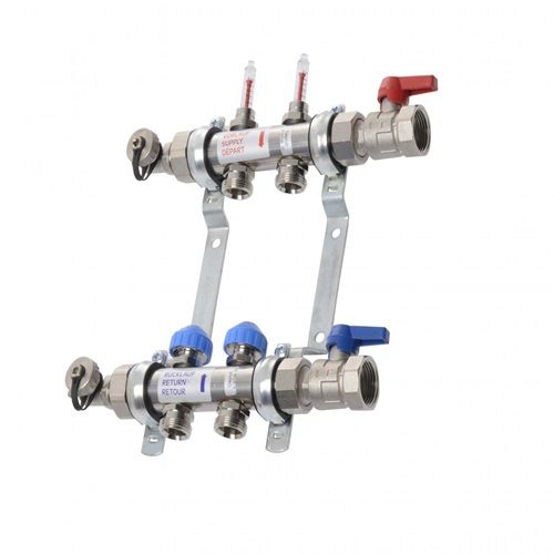 Rehau V2A HKV-D RVS verdeler 2 Groeps | VerwarmingOnline.nl